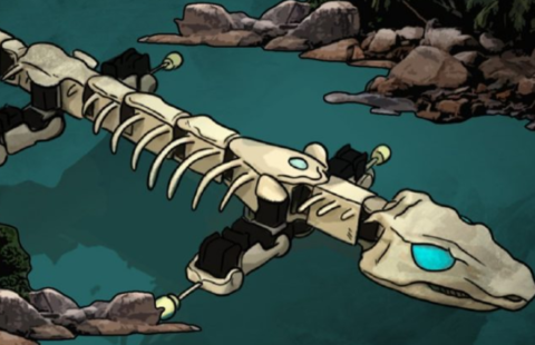 Diseñan robots inspirados en la evolución de los vertebrados | Iguana Robot